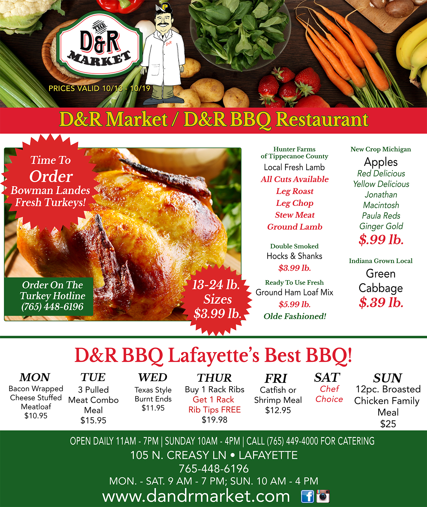 BBQ | Fresh Meats | Seafood | Deli | Catering | Gourmet Grocery | D&R ...