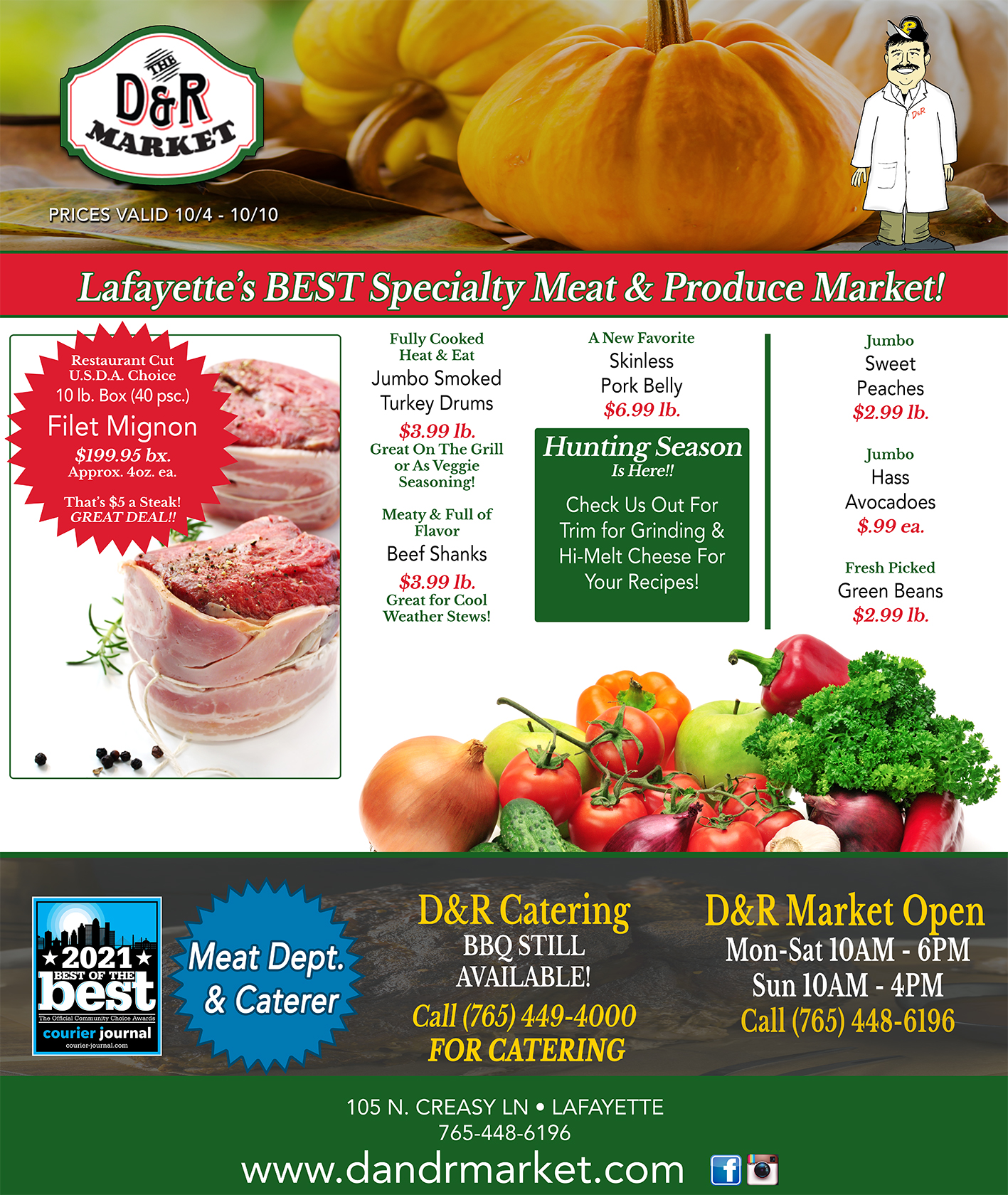 BBQ | Fresh Meats | Seafood | Deli | Catering | Gourmet Grocery | D&R ...